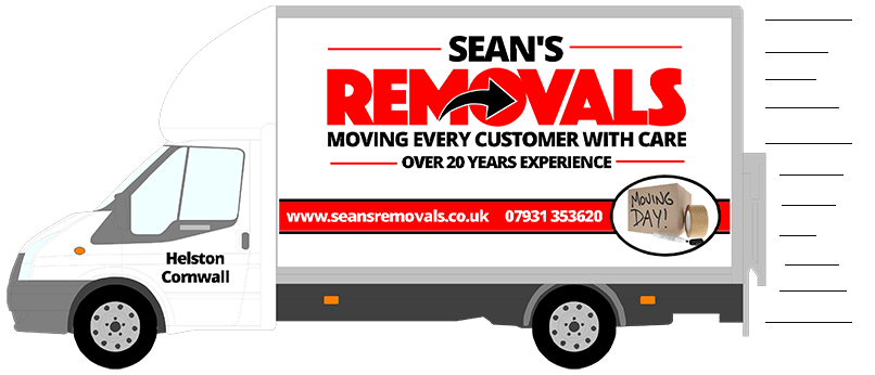 Removals in Cornwall for 25 years | Sean's Removals